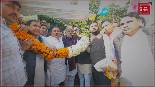 गाजे-बाजे के साथ केंद्रीय मंत्री कृष्णपाल गुर्जर को जन्मदिन की बधाई देने पहुंचे दीपक डागर