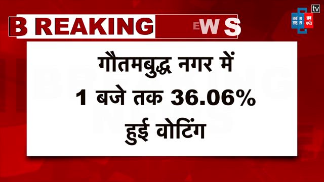 Second Phase Voting: यूपी में 1 बजे तक करीब 36% हुआ मतदान । Loksabha ...