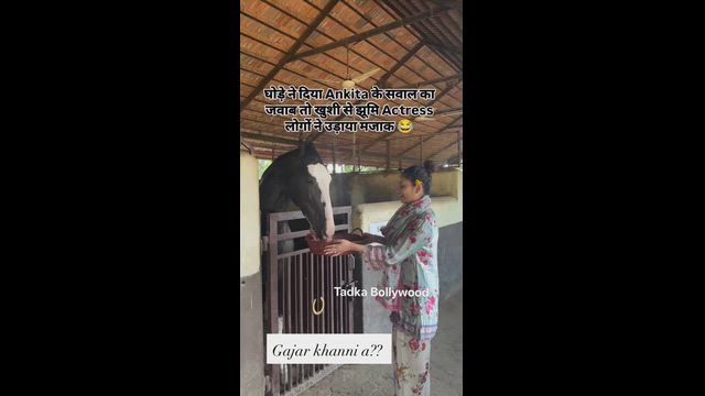 घोड़े ने दिया Ankita के सवाल का जवाब तो खुशी से झूमि Actress लोगों ने ...