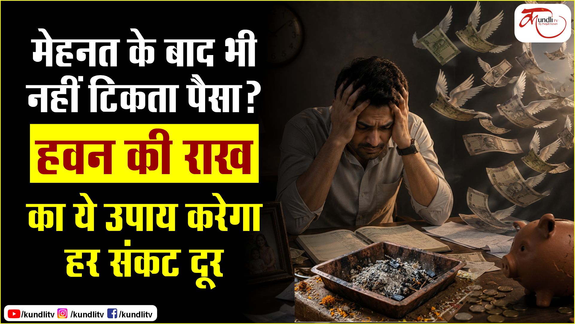 मेहनत के बाद भी नहीं टिकता पैसा? हवन की राख का ये उपाय करेगा हर संकट दूर